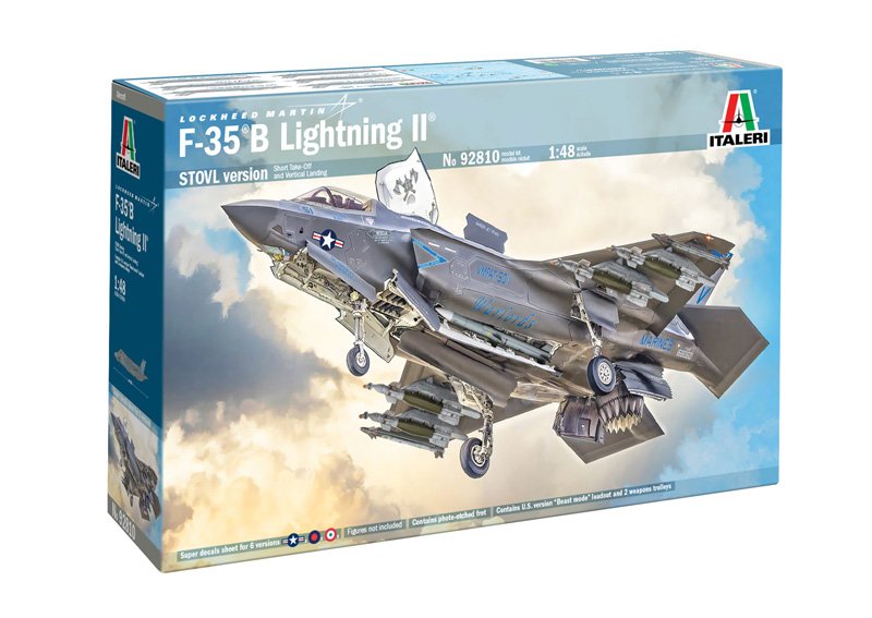 Italeri 92810 1/48 F-35B STOVL Scale Model Kit